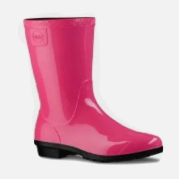 UGG | Shoes | Ugg Girls Raana Pink Pull On Rain Boots | Poshmark